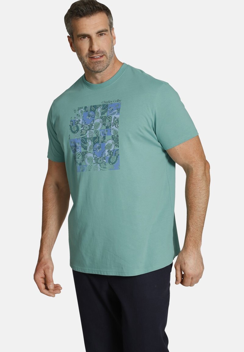 Charles Colby EARL CHALMERS - T-Shirt print - grün - Zalando.de