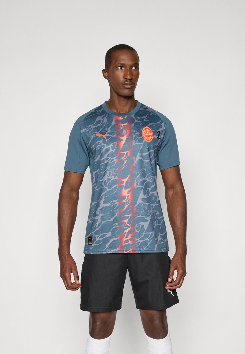 Puma FCSD AWAY REPLICA SPONSOR - Squadra - gray skies/neon sun/grigio ...
