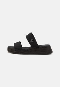 Calvin Klein Jeans SPORTY ROPE - Mules - triple black/black - Zalando.ie