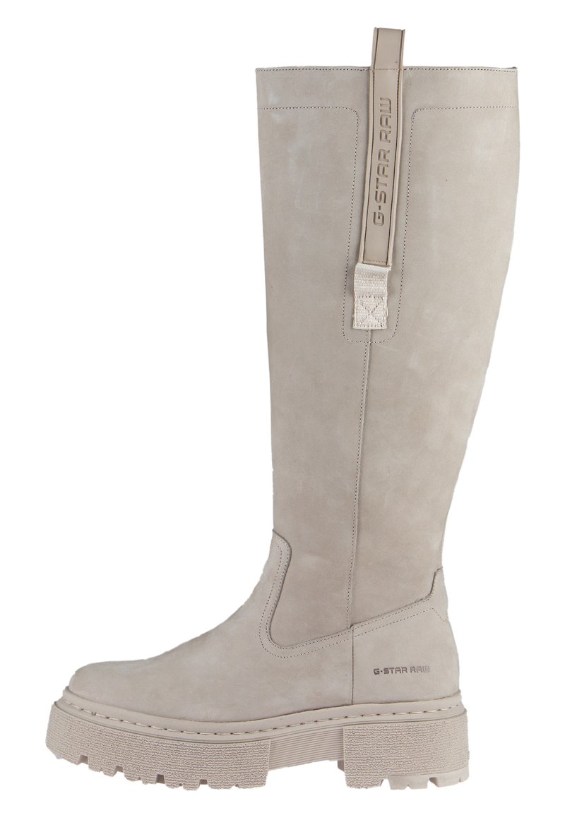 G-STAR KAFEY PFM XHGH NUB - Plateaustøvler - sand - Zalando.dk