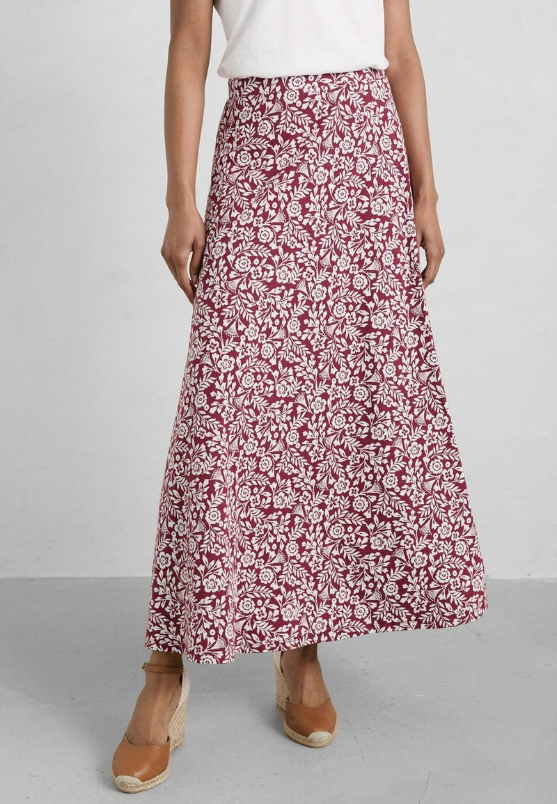 Seasalt Cornwall ROSE - Falda plisada - carved floral dulse/rosa ...