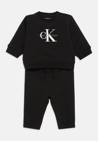 Calvin Klein Jeans MONOGRAM UNISEX SET - Tuta - black/nero - Zalando.it