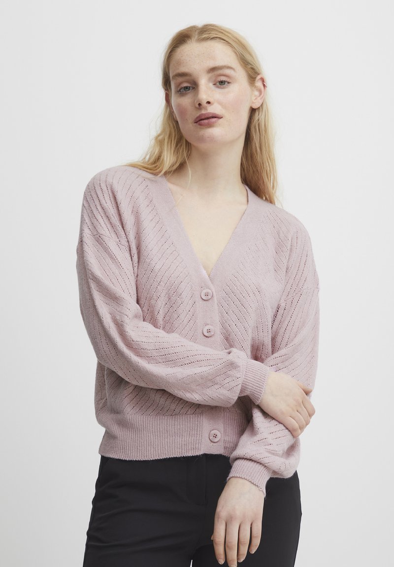 ICHI IHALPA - Strickjacke - fragrant lilac/lila - Zalando