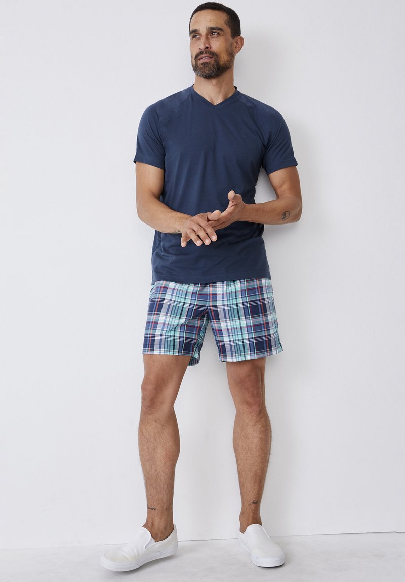 Jockey JUST SQUARED SHORT SET - Nattøj sæt - sea storm/blågrå - Zalando.dk