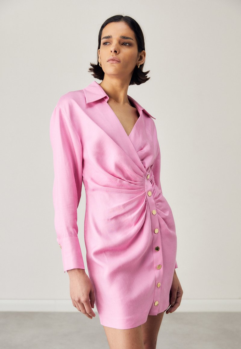 Sandro Cocktail Dress Party Dress Rose Pink Zalando De