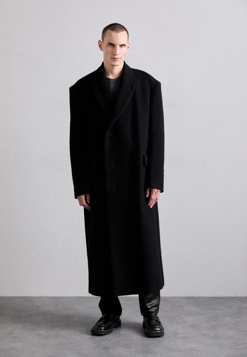 032c DROP COAT - Klassikaline mantel - black/must - Zalando.ee