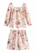 Cath Kidston RUFFLE EDGE - REGULAR FIT - Pyjamas - ecru floral/beige ...