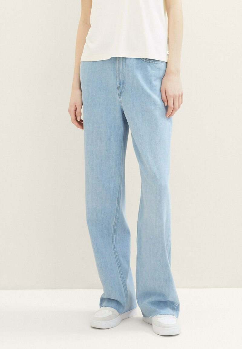 TOM TAILOR DENIM WIDE LEG - Jeans Relaxed Fit - used light stone blue ...