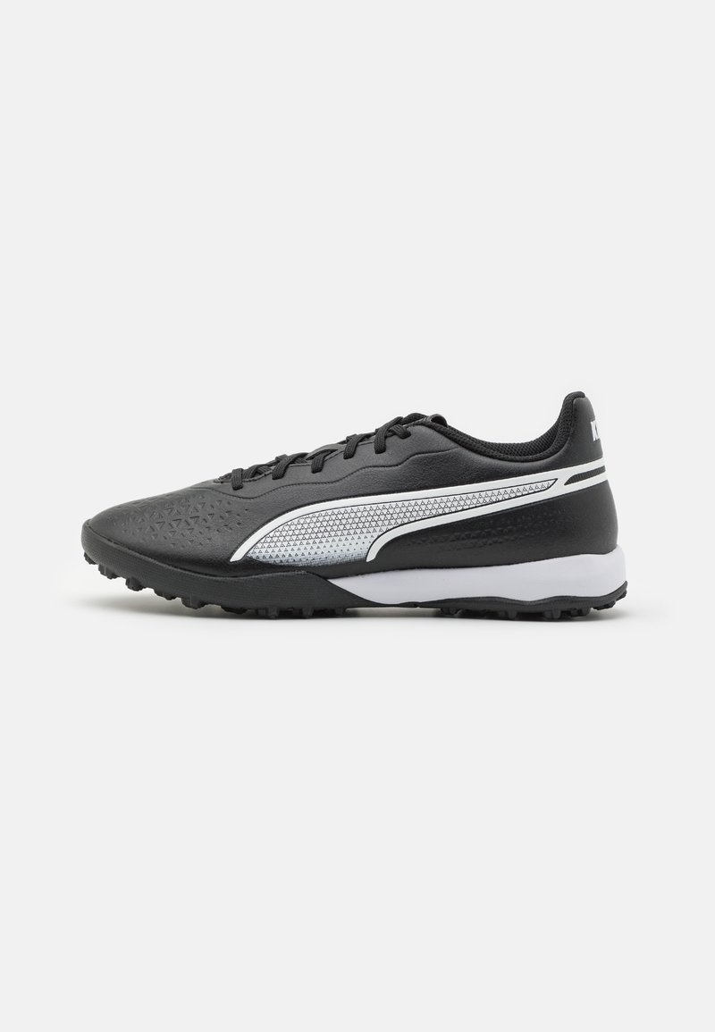 Puma KING MATCH TT - Astro turf trainers - black/white/black - Zalando.ie