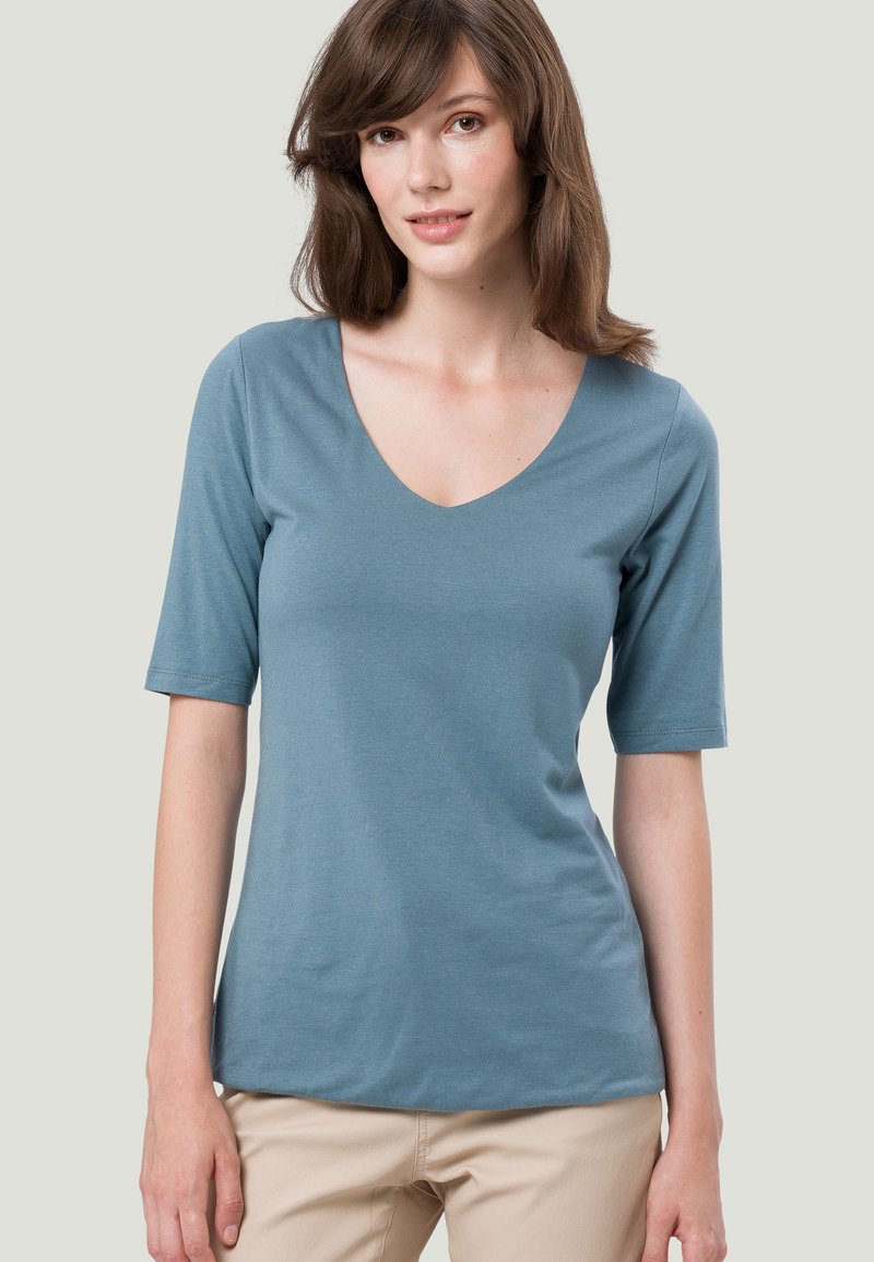 zero T-shirt basic - goblin blue/blauw - Zalando.be