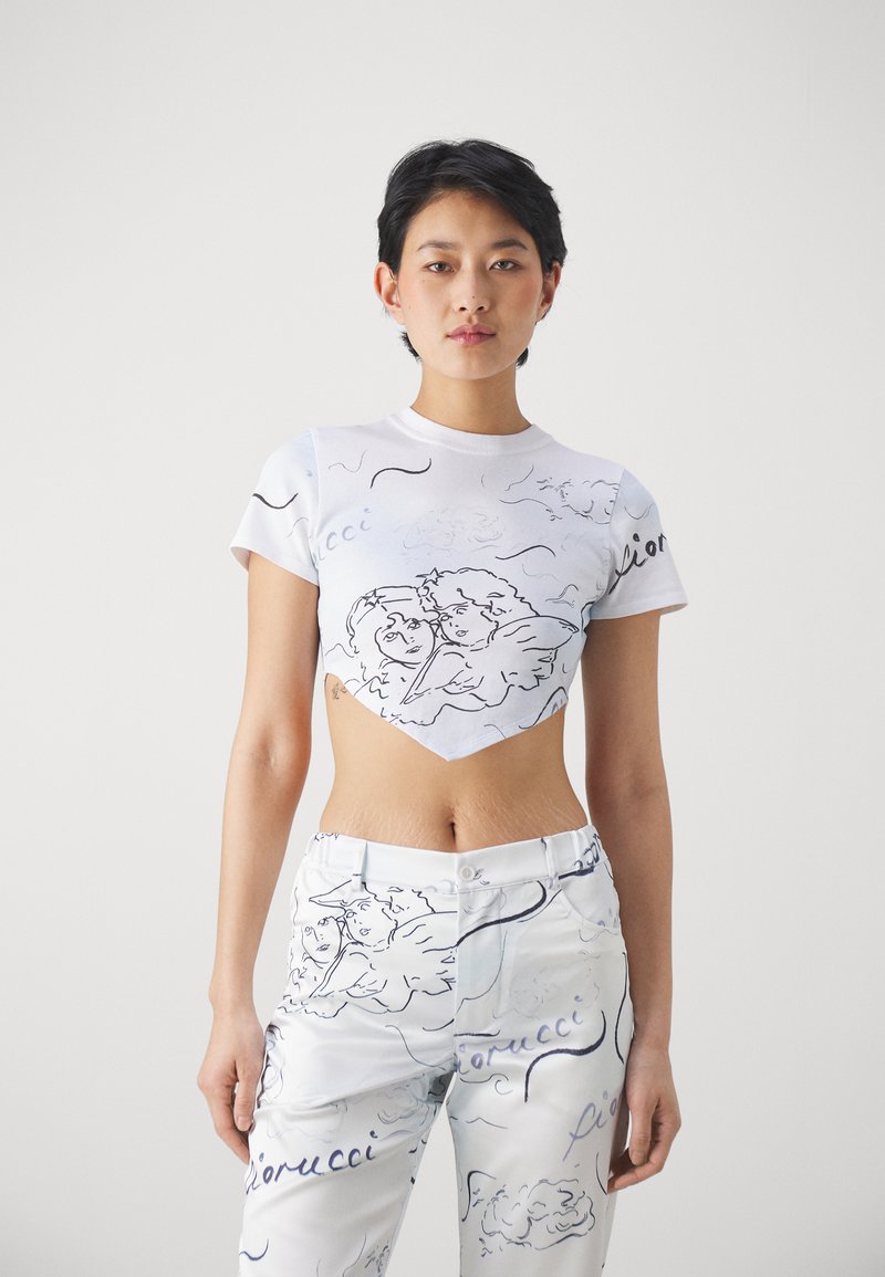 Fiorucci SKETCH HANKERCHIEF - Print T-shirt - white - Zalando.de