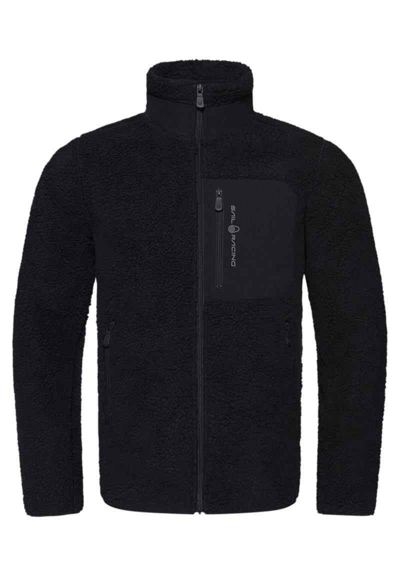 Sail Racing PILE ZIP BOWMAN - Fleecejacka - carbon/svart - Zalando.se