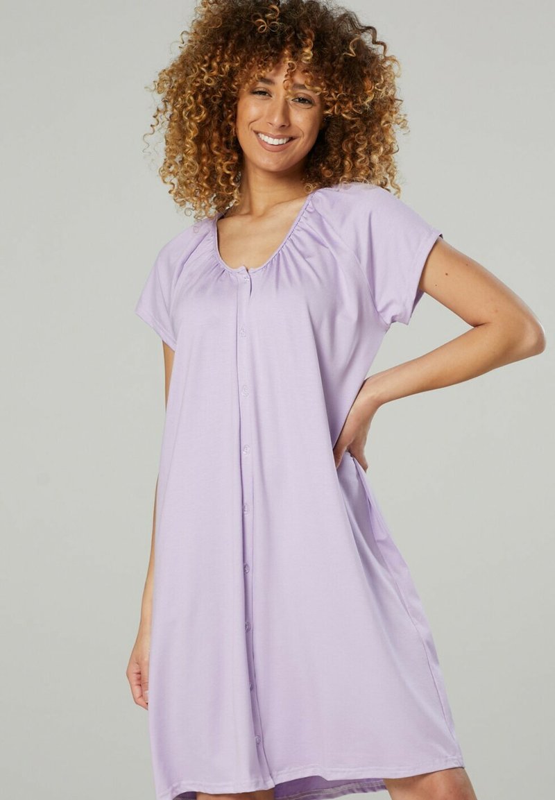 Happy Mama 2PACK - Nightie - plum / lavender/purple - Zalando.co.uk