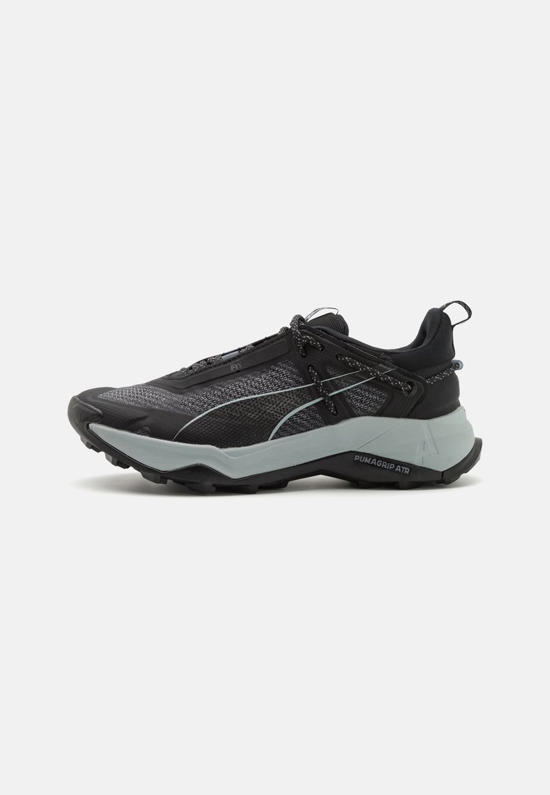 Puma EXPLORE NITRO - Hiking shoes - black/platinum gray/black - Zalando ...