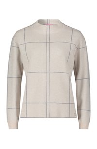 Betty Barclay KARIERT - Strickpullover - patch rosé grey/pink - Zalando.at