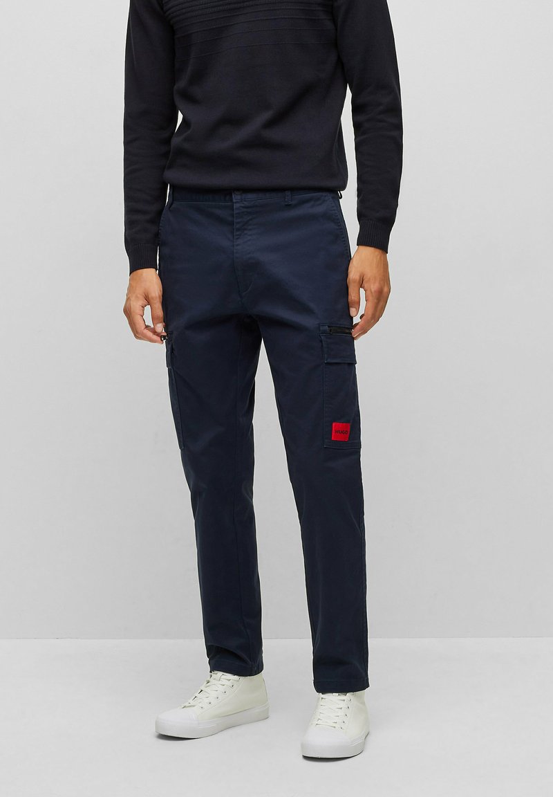 HUGO GLIAN - Cargohose - dark blue five/dunkelblau - Zalando.at
