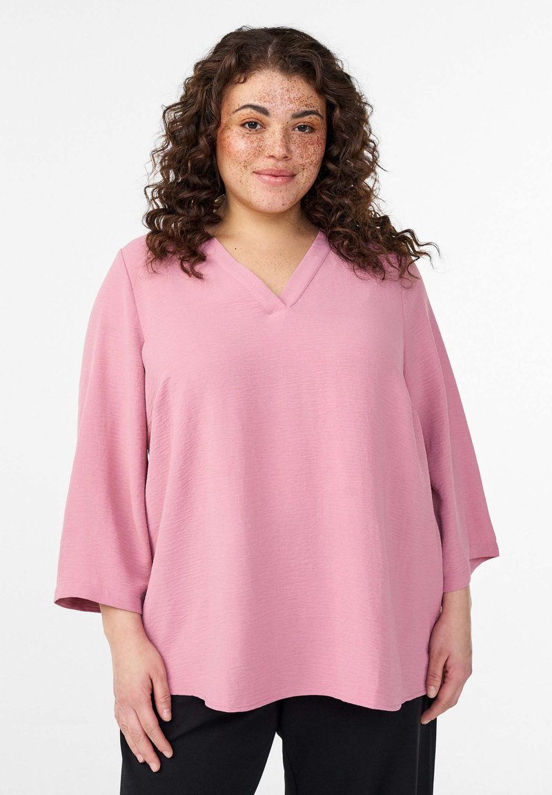 Zizzi Bluse - foxglove/rosa - Zalando.at