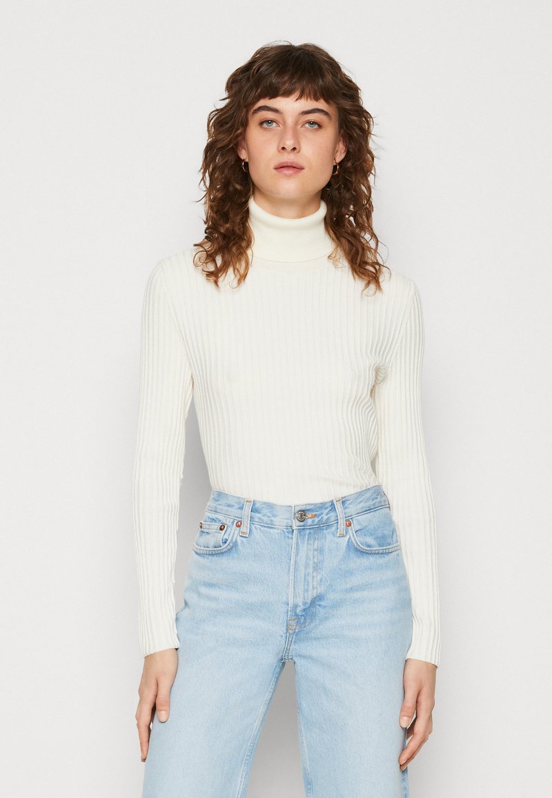 Marc O'Polo DENIM TURTLENECK SLIM FIT - Džemper - pistachio shell ...