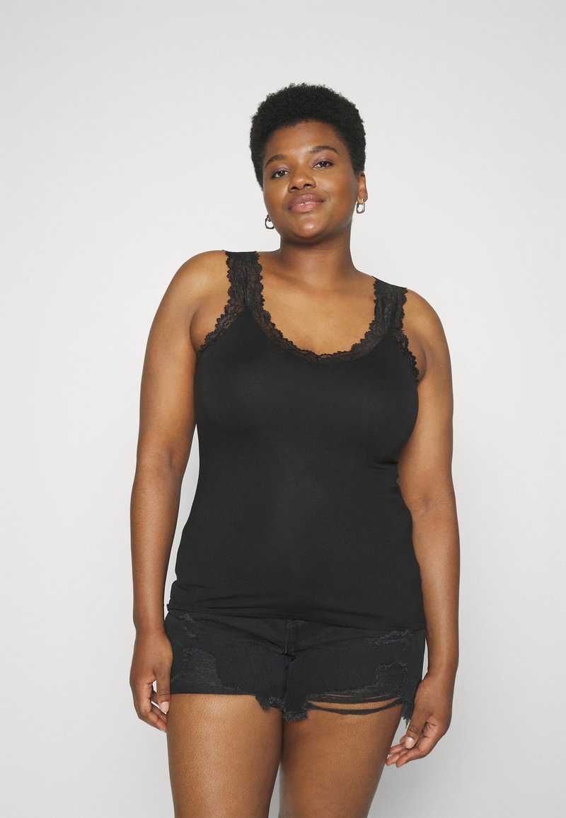 Vero Moda Curve TOP - Top - black/zwart - Zalando.nl