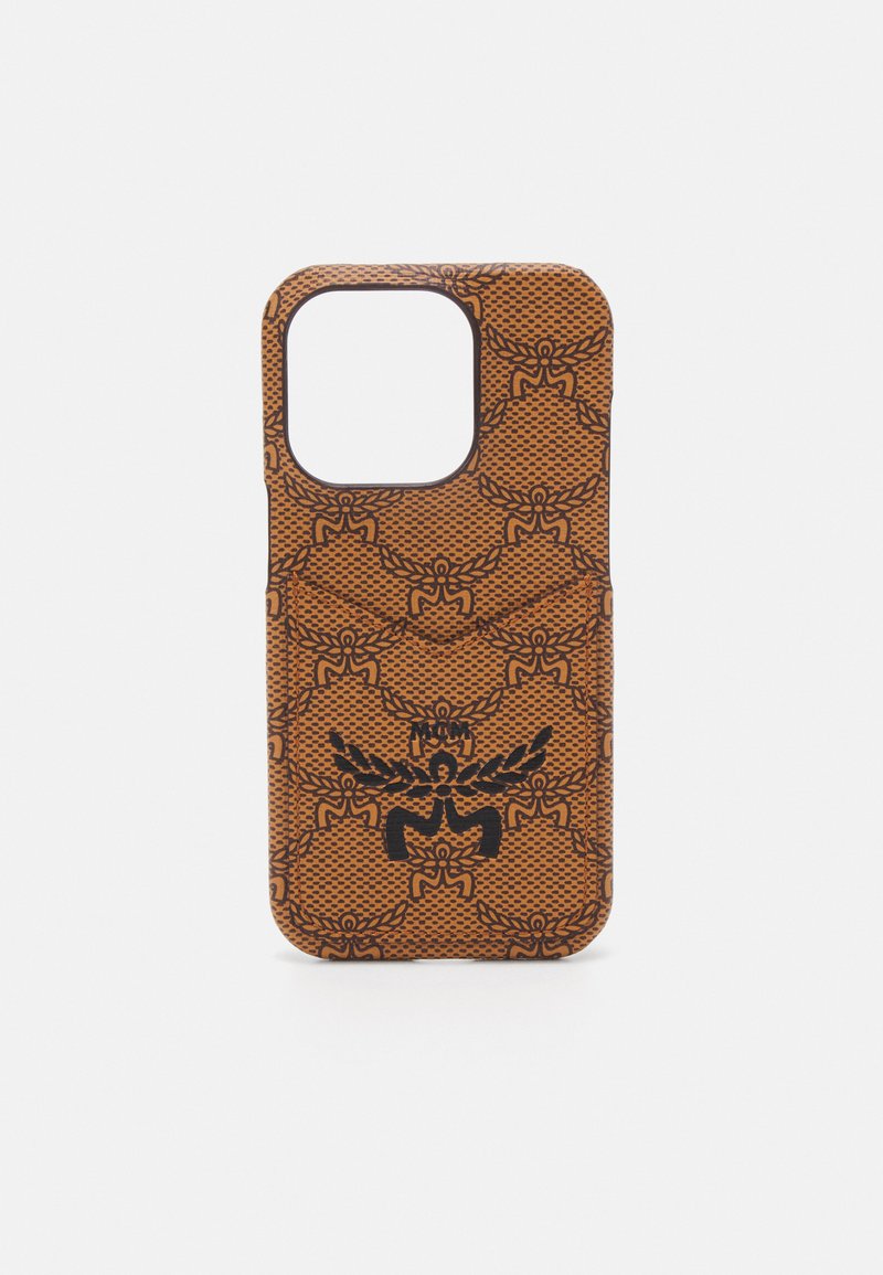MCM HIMMEL LAURETOS IPHONE 15 PRO - Phone case - cognac - Zalando.co.uk
