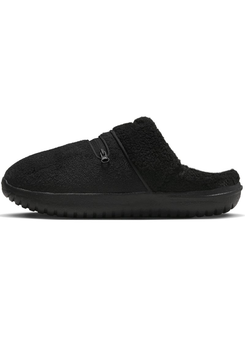 Nike Sportswear Tofflor & inneskor - black black dark smoke grey/svart ...