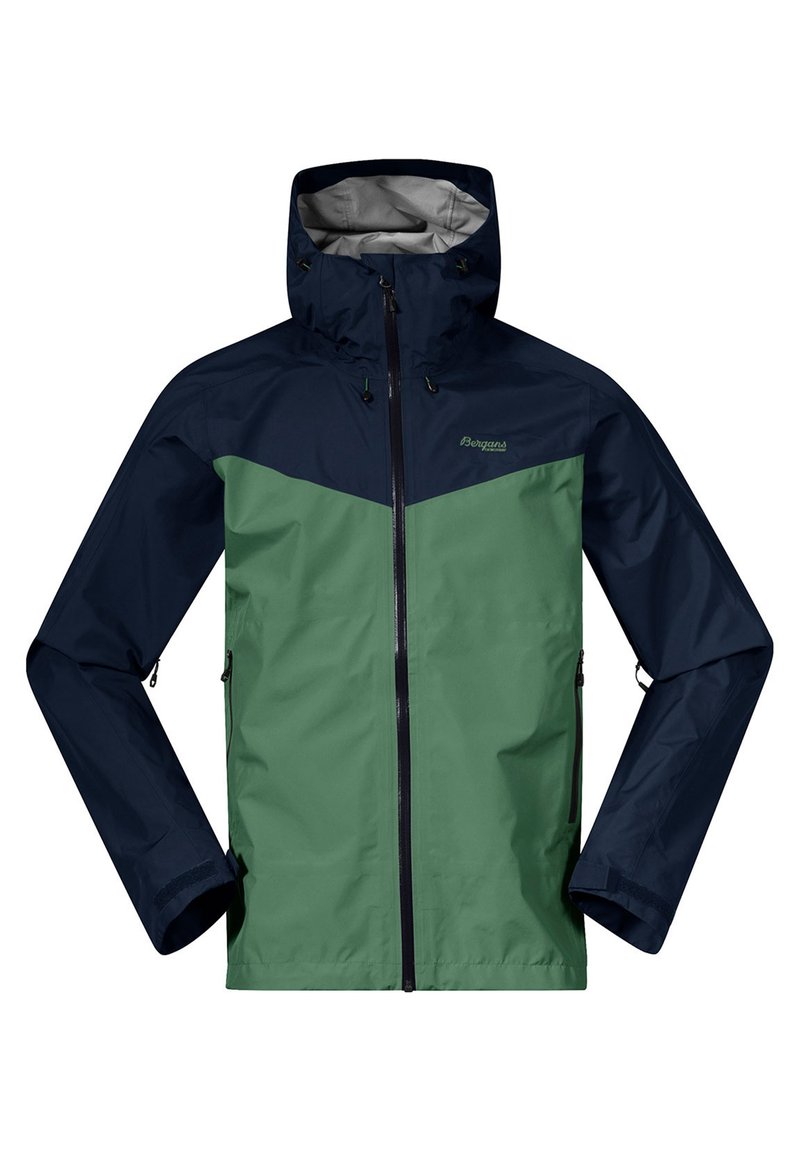 Bergans of Norway SKAR LIGHT 3L SHELL - Outdoor jacket - dark jade ...