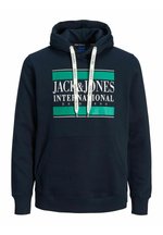Jack & Jones KANGAROO POCKET - Sweatshirt - navy blazer/dunkelblau ...