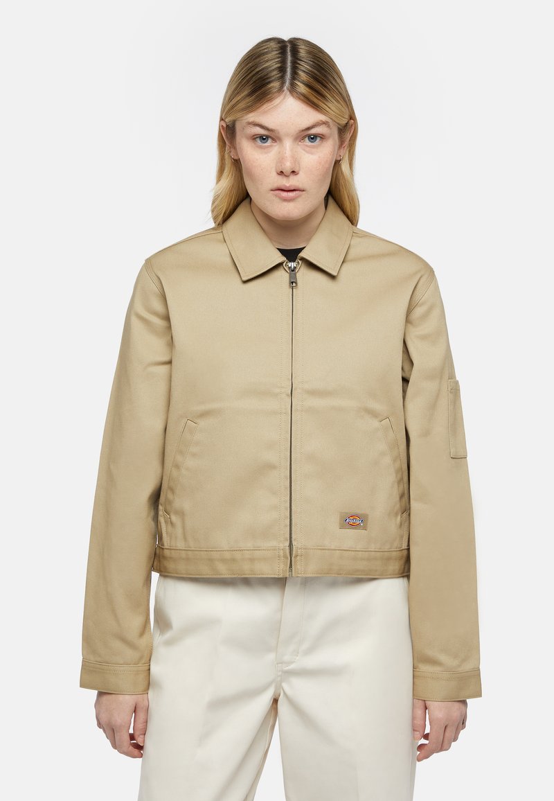 Dickies UNLINED CROPPED EISENHOWER - Kevyt takki - khaki - Zalando.fi