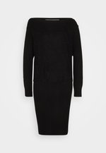 Guess ELODIE MIDI DRESS - Robe pull - jet black/noir - ZALANDO.FR