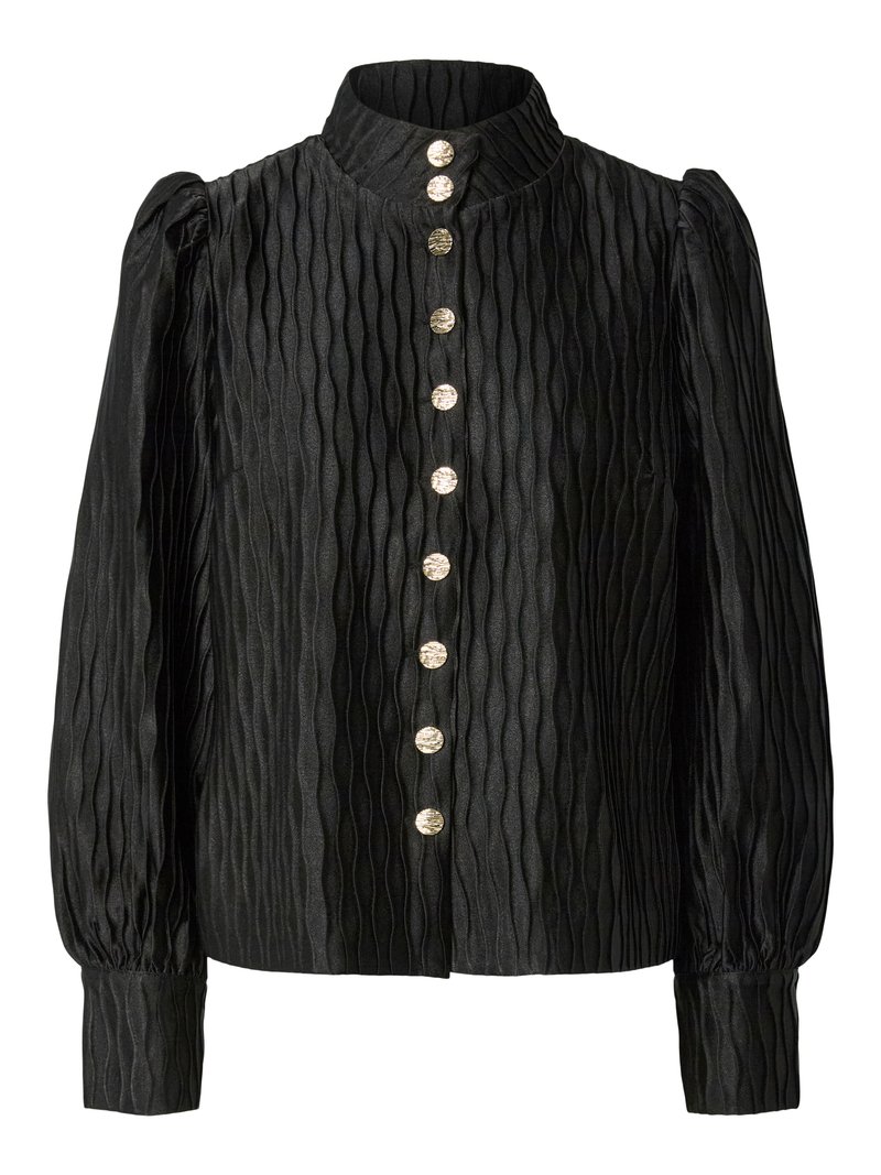 YAS YASRIPPLE SHOW - Blouse - black - Zalando.co.uk