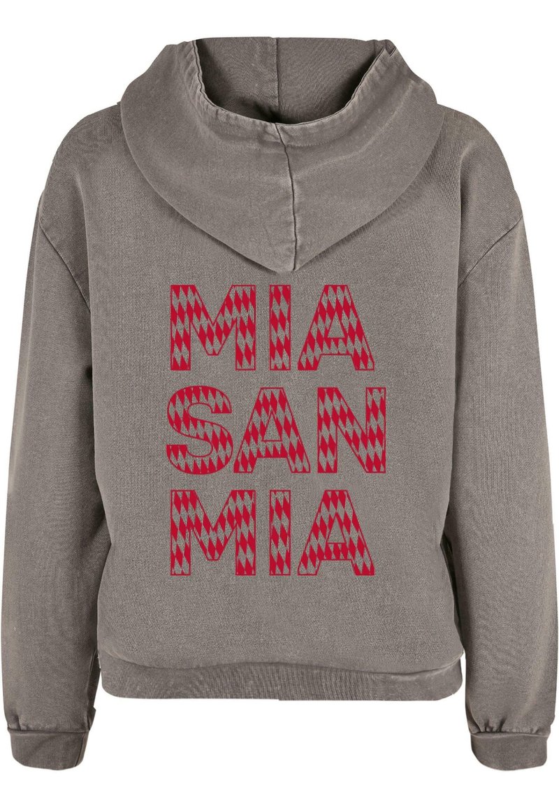 FC Bayern München FC BAYERN MÜNCHEN LOGO ACID WASHED - Kapuzenpullover ...