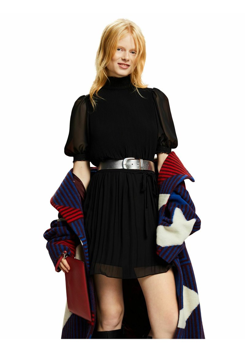 Esprit SUS PLISSEE DRE - Day dress - black - Zalando.de