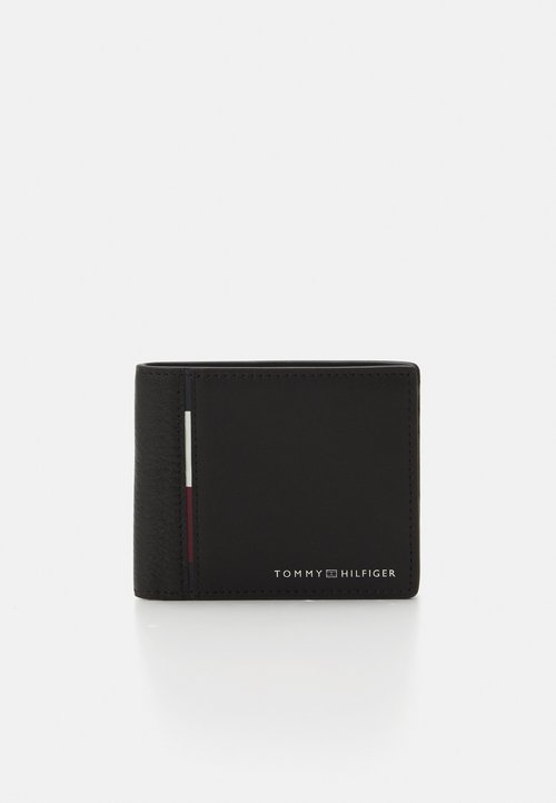 Tommy Hilfiger STRUC MINI CC - Lompakko - black/musta - Zalando.fi