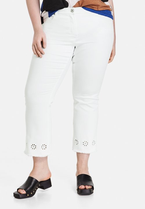 Samoon VERKÜRZT 7/8 MIT AUSGEFRANSTEN SÄUMEN BE - Jeans Slim Fit ...