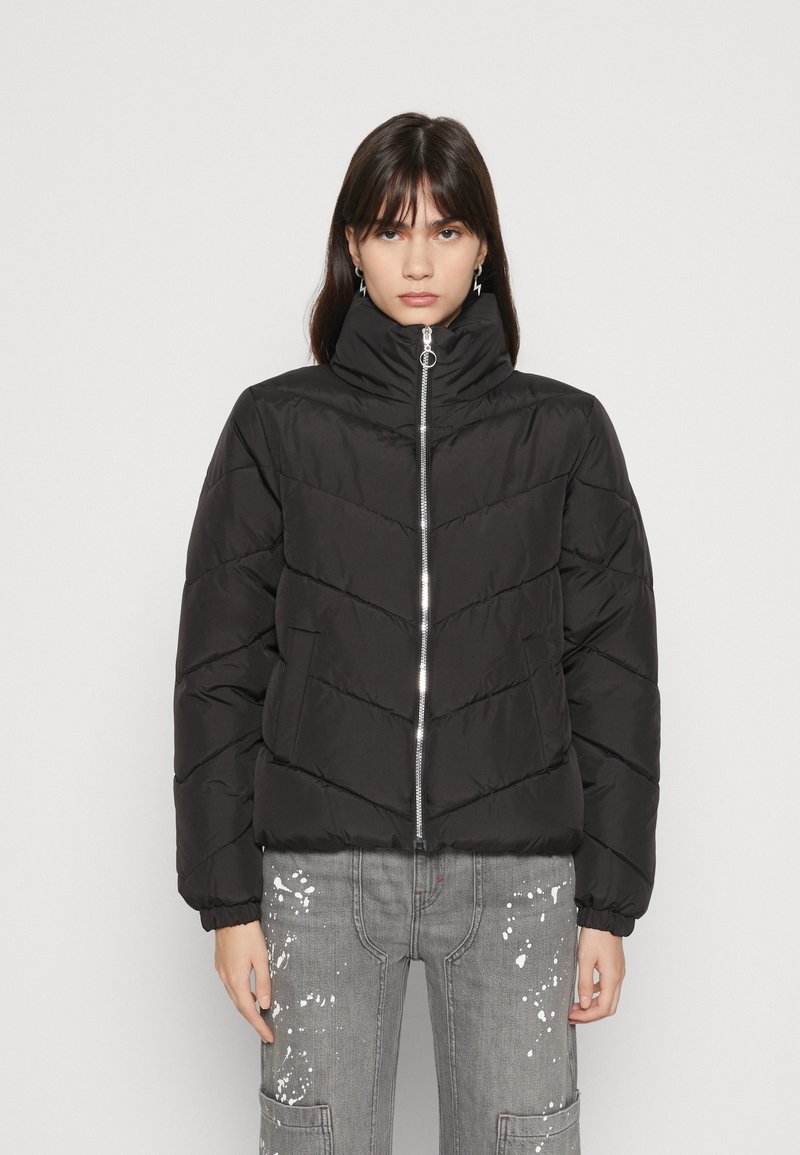 JDY SHORT PADDED - Winterjacke - black/schwarz - Zalando.de