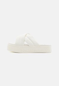 Tommy Jeans LETTERING - Mules - ecru/white - Zalando.ie