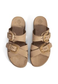 Desa DESA WOMAN SLIPPERS - Pantolette flach - nude - Zalando