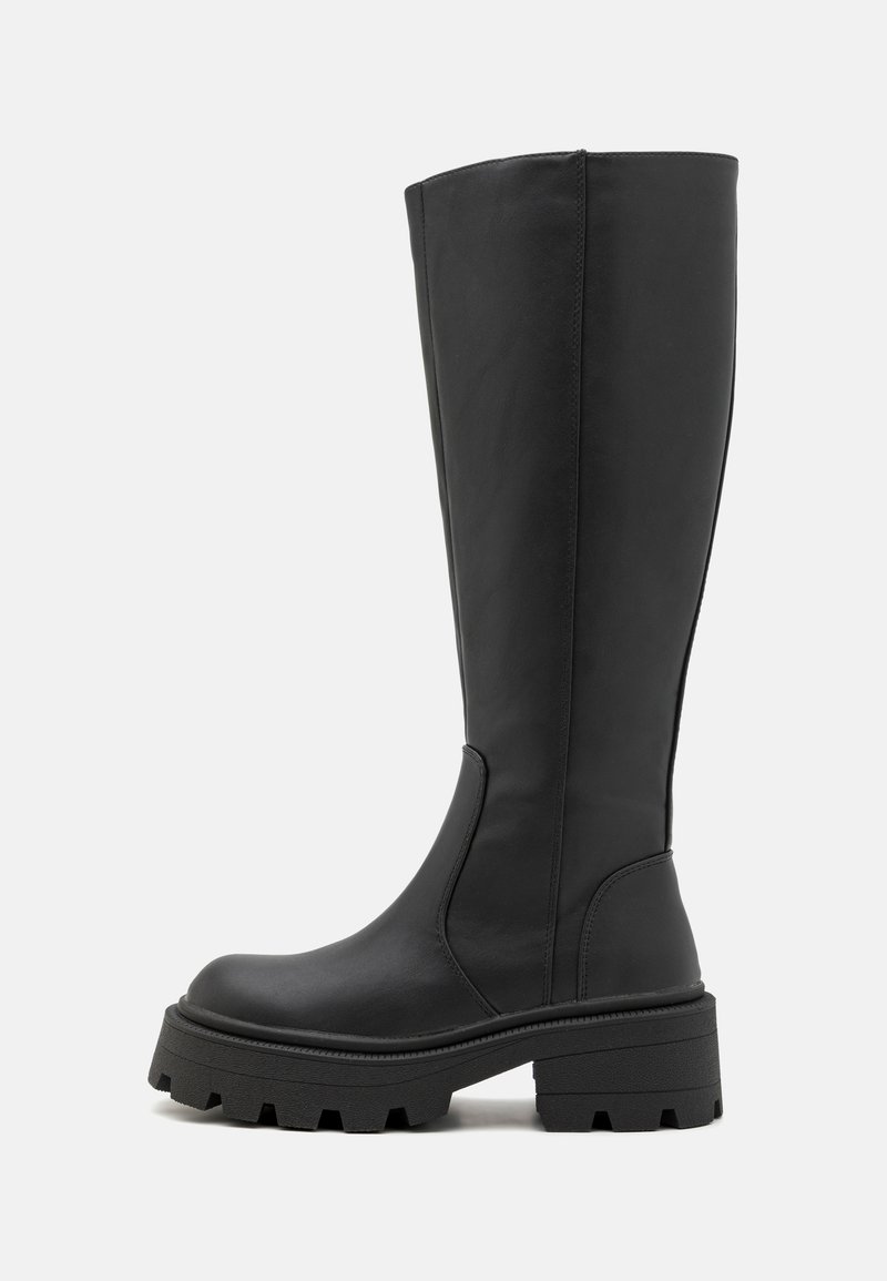 ONLY SHOES ONLBANYU HIGH CHUNKY BOOT - Platform boots - black - Zalando