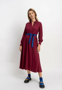 CLICK DEBORAH - Blousejurk - bordowy/bordeauxrood - Zalando.nl