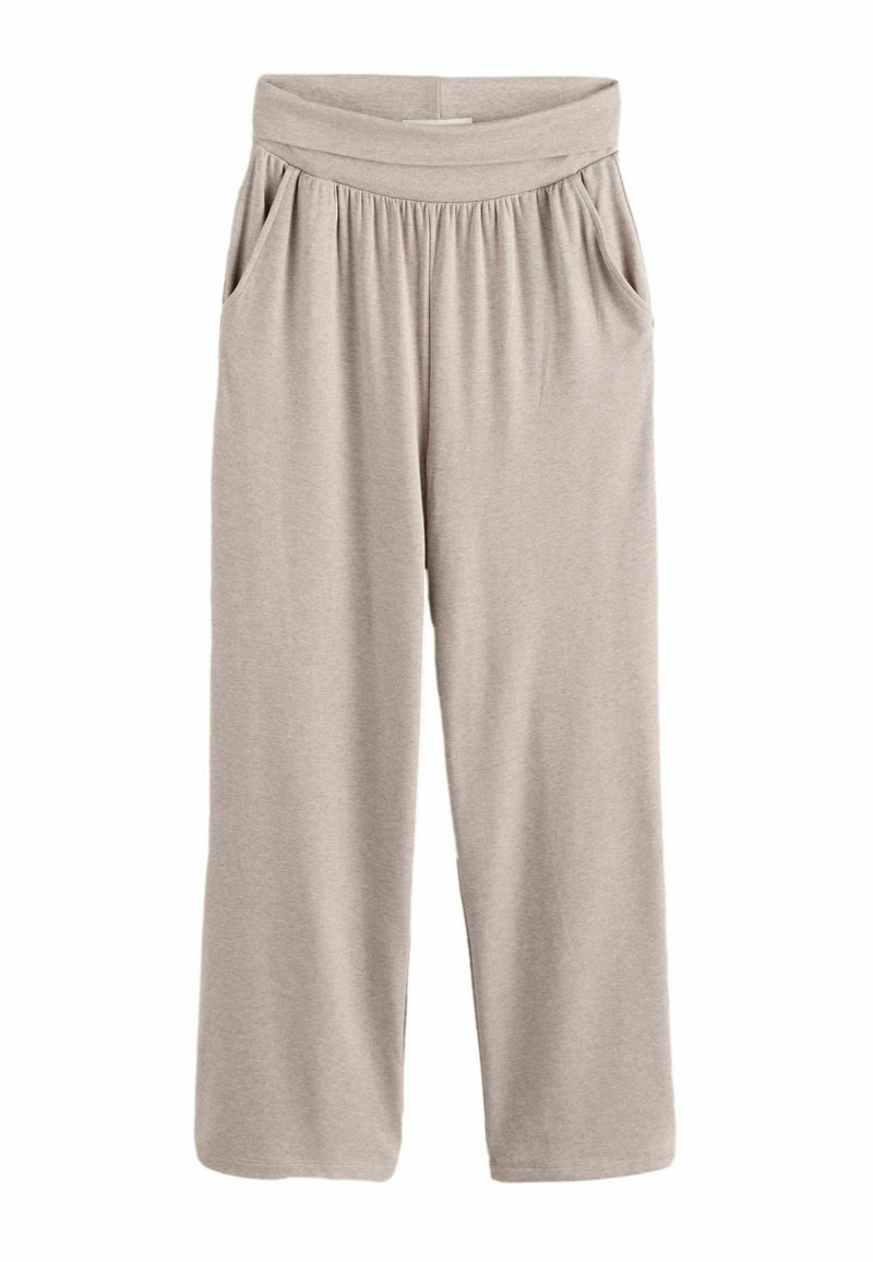 Laura Ashley WIDE - Trousers - oatmeal/beige - Zalando