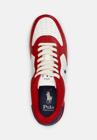 Polo Ralph Lauren MASTERS COURT TOP - Matalavartiset tennarit - cream ...