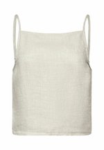 Esprit TANK MIT OFFENER RÜCKSEITE - Top - beige/mottled beige - Zalando