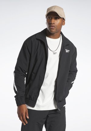 Reebok TRAINING ESSENTIALS JACKET - Trainingsjacke - black/schwarz ...