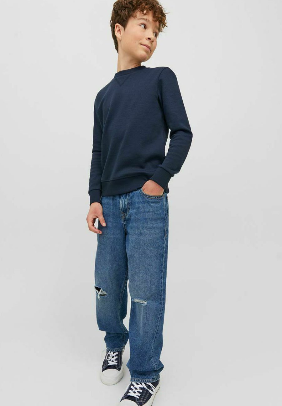 Jack & Jones Junior CHRIS ORIGINAL MF - Jeans Relaxed Fit - blue denim ...