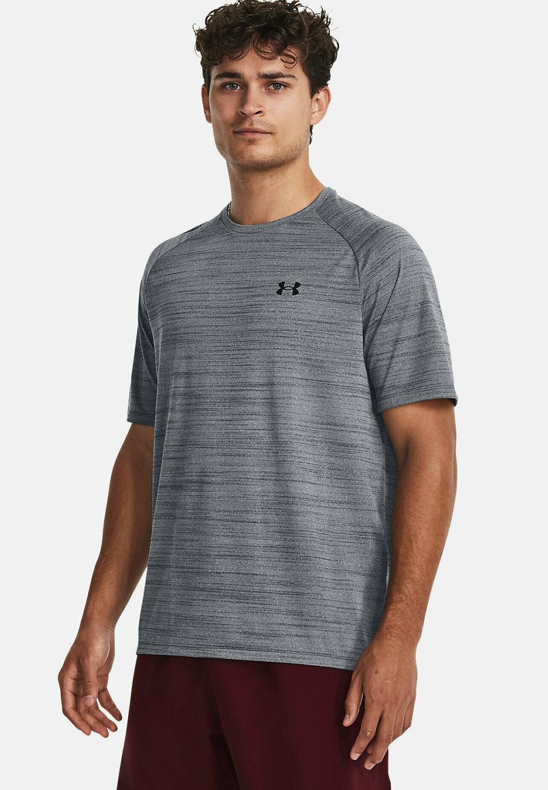 Under Armour TIGER TECH TRAININGS - Sports T-shirt - pitch gray/grey ...
