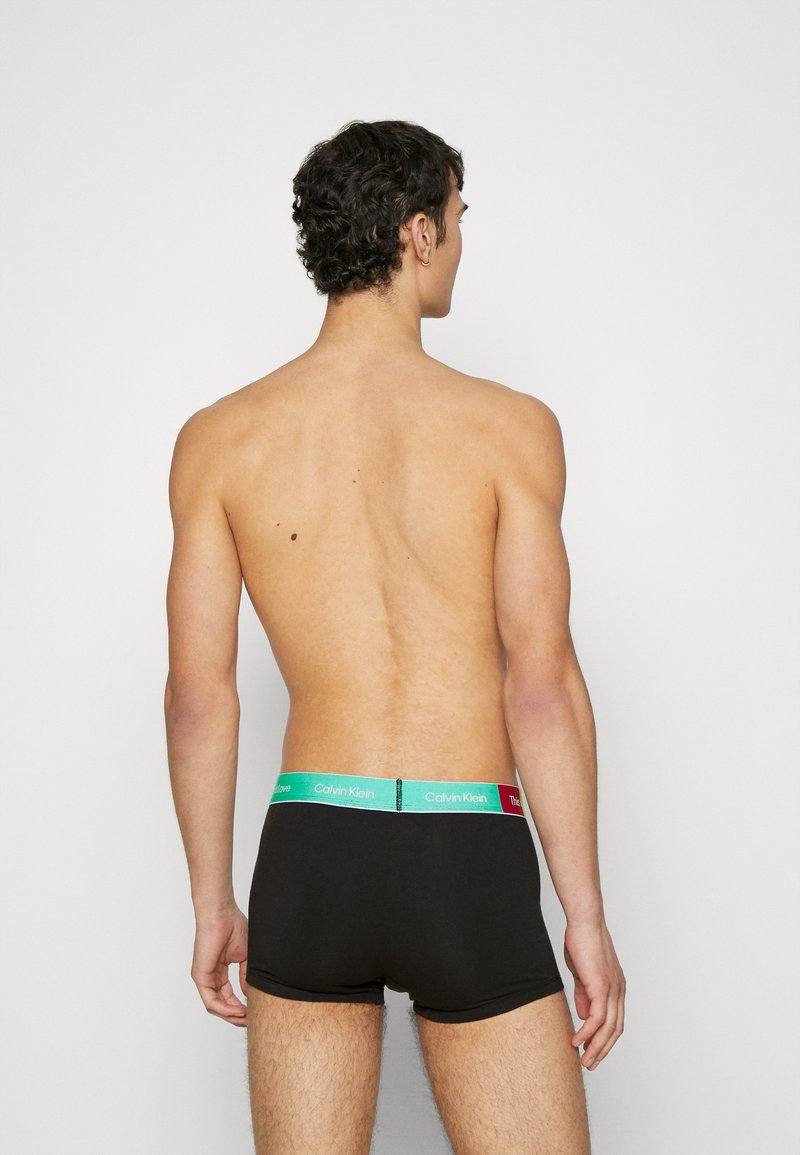 Calvin Klein Underwear TRUNK - Pants - black/aqua green/black - Zalando
