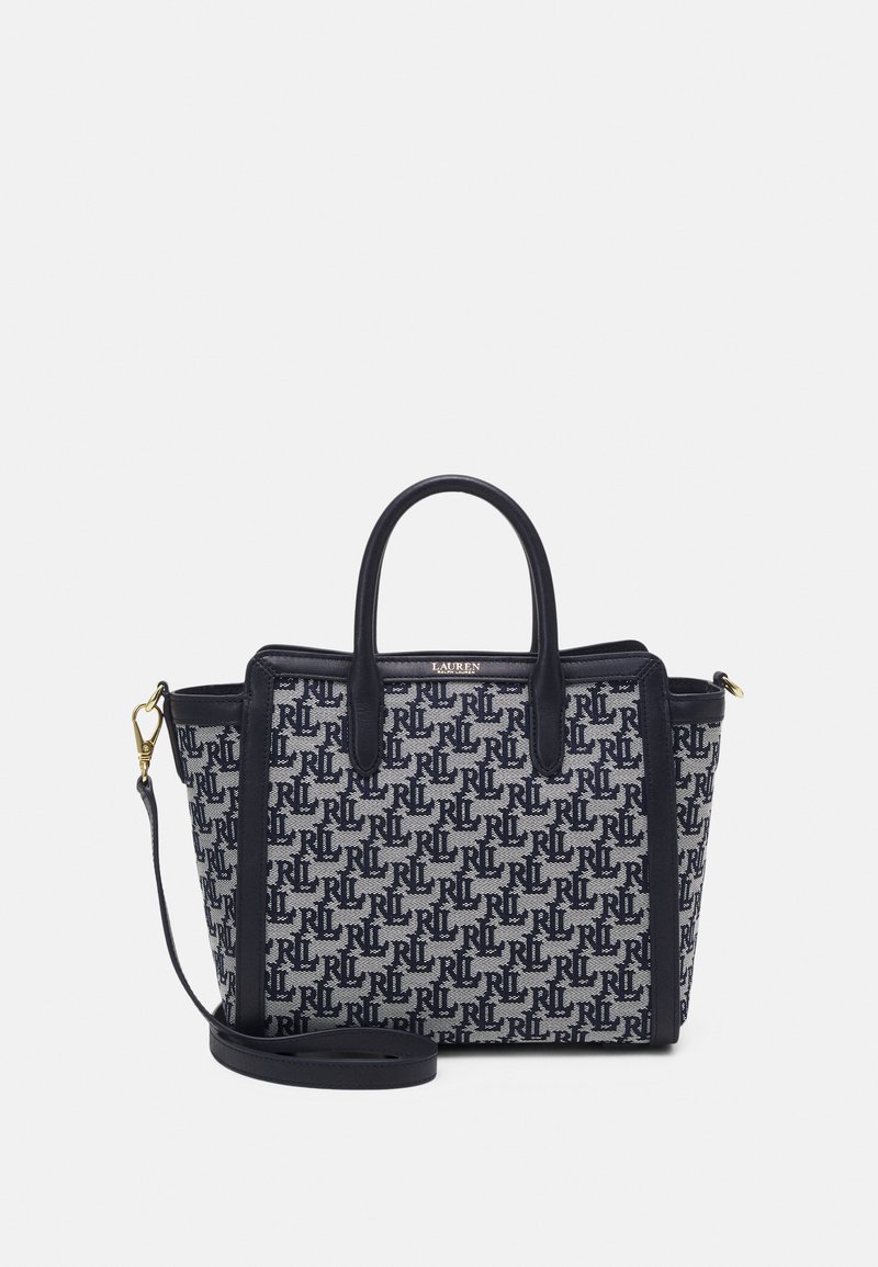 Lauren Ralph Lauren MONOGRAM MEDIUM TYLER TOTE - Handbag - lauren navy ...