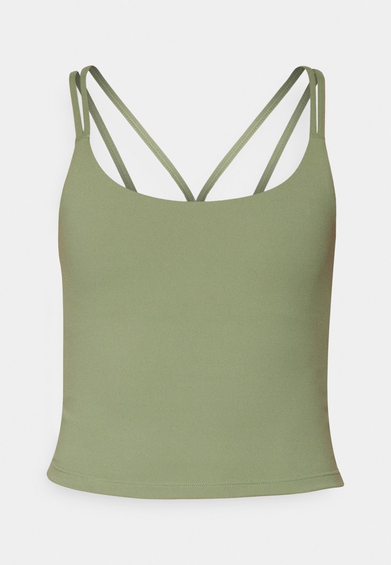 Fabletics PRINCIPAL BUILT IN BRA TANK - Top - herbal green/zelená ...