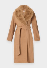 Forever New Petite MONICA COLLAR WRAP COAT - Classic coat - camel/beige ...