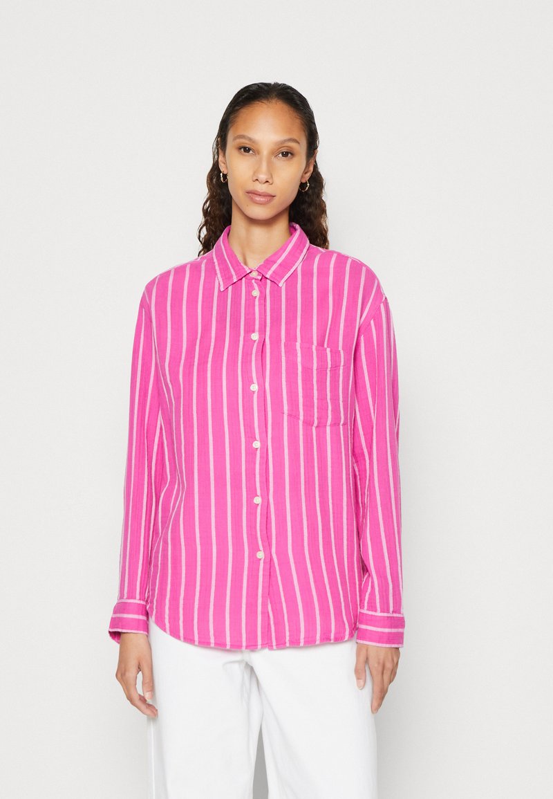 GAP BIG SHIRT - Chemisier - pink/rose fluo - ZALANDO.BE